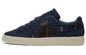 PUMA Suede Classic Flannel Low Top Sneakers - Blue