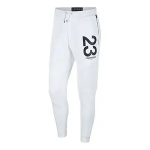 JORDAN Flight Space Cotton Trousers - White