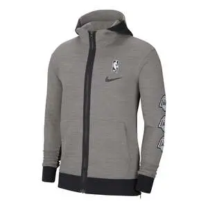 Nike Therma Flex Nba Los Angeles Lakers Zipper Hooded Jacket - Grey