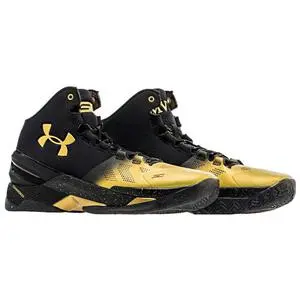 Under Armour Curry 2 "black Gold" High-top Sneakers - Black/gold