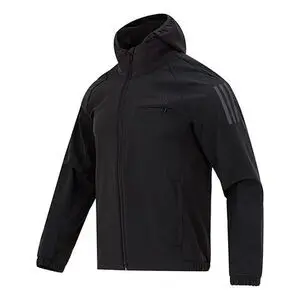 Adidas Id Warm Jacket With Hood - Black