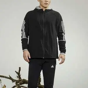 Adidas Zipper Sports Hooded Jacket