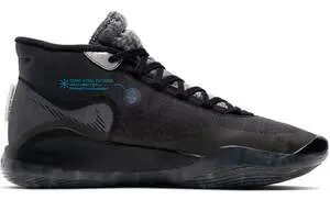 Nike Kd "nets" Mid Top Basketball Sneakers - Black/grey