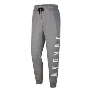 JORDAN Fleece Casual Long Pants - Gray