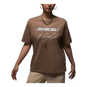 JORDAN Flight Heritage Graphic T-shirt - Brown