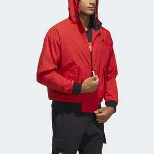 Adidas Hooded Long Sleeve Jacket