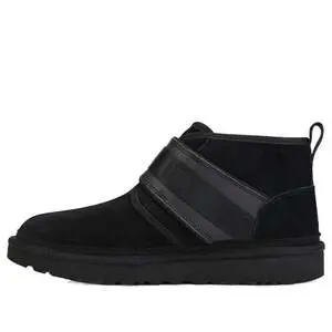 UGG Neumel Buckle Ankle Boots - Black