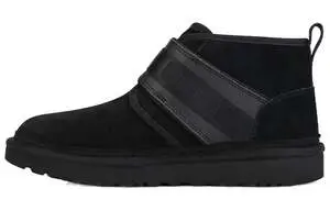 UGG Neumel Buckle Ankle Boots - Black