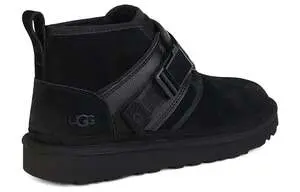 UGG Neumel Buckle Ankle Boots - Black