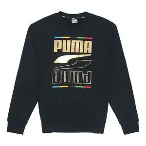 PUMA Graphic Crewneck Sweatshirt - Black