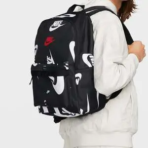 Nike Heritage Backpack With All-over Logo Print