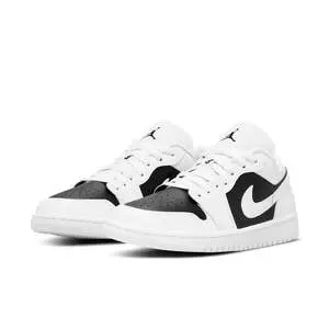 JORDAN 1 Low "white Panda" Sneakers - White/black