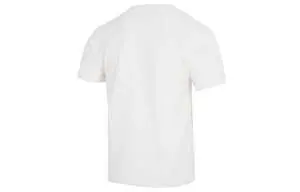 Nike Basketball Earth Pattern Printing Round Neck Short Sleeve White