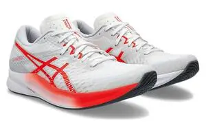Asics Hyper Speed 3 Athletic Sneakers - White/sunrise Red