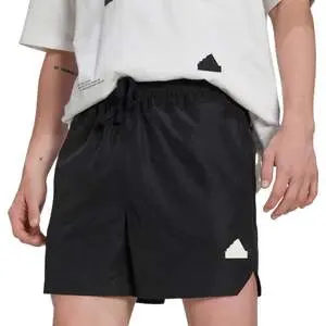Adidas Solid Color Casual Logo Straight Sports Shorts - Multi-color