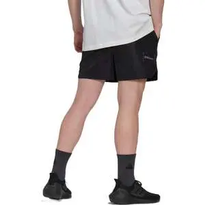 Adidas Solid Color Casual Logo Straight Sports Shorts - Multi-color