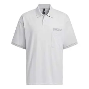Adidas Verbiage Polo Shirt - Grey