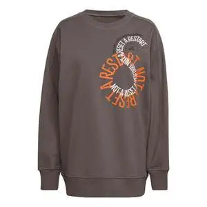 Adidas By Stella Mccartney Graphic Sweatshirt - Grey/brown