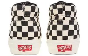 VANS Og Chukka Lx Checkerboard Lace-up Sneakers - Black