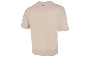 PUMA Logo T-shirt 'beige Black