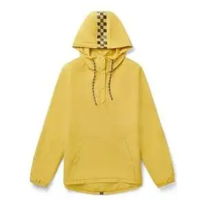 VANS Hooded Anorak With Checkerboard Detail - Yellow