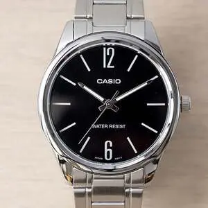 Casio Quartz Stainless Steel Analog Watch - Silver