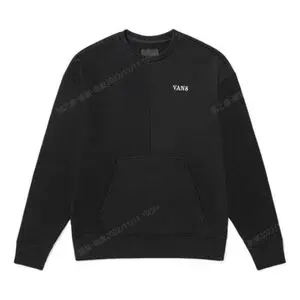 VANS Embroidered Logo Splicing Pullover - Black