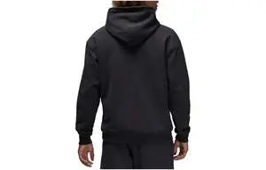 JORDAN Wordmark Fleece Hoodie - Black
