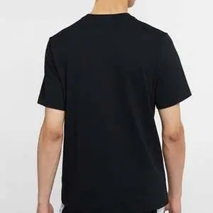 Nike Alphabet Logo Printing Round Neck Short Sleeve - Black