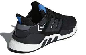 Adidas Eqt Support 91/18 "alphatype" Sneakers - Cblack/cblack/blubir