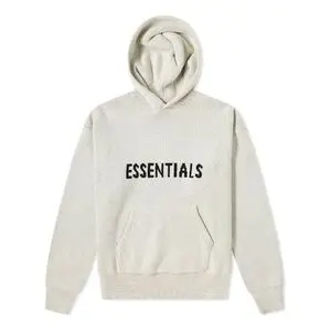 Fear Of God Fw21 Knit Logo Hoodie - Grey
