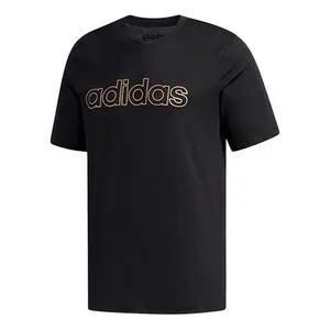 Adidas Ess Br Tee Sports Stylish Round Neck Short Sleeve - Black