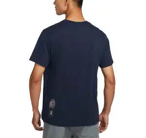 Nike Dri-fit Running T-shirt - Obsidian