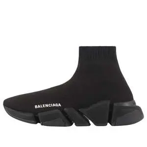 Balenciaga Speed.2 High Top Sock Sneakers - Black