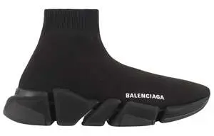 Balenciaga Speed.2 High Top Sock Sneakers - Black