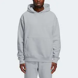 Adidas Originals X Pw Basics Hooded Sweater With Embroidered Monogram - Light Gray