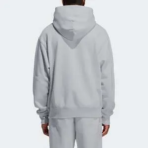 Adidas Originals X Pw Basics Hooded Sweater With Embroidered Monogram - Light Gray