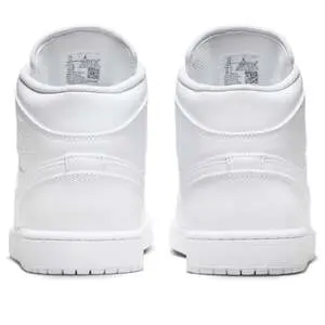 JORDAN 1 Mid "triple " Sneakers - White