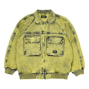 PALACE Acid Wash Denim Jacket - Green