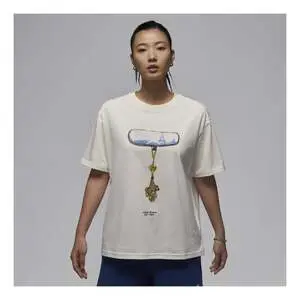 JORDAN Air Graphic T-shirt - Sail/black