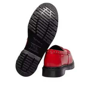 Dr. Martens X Supreme Studded Penton Loafer - Red
