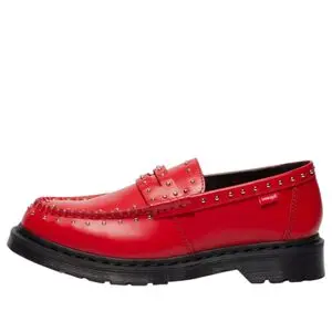 Dr. Martens X Supreme Studded Penton Loafer - Red