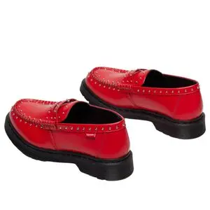 Dr. Martens X Supreme Studded Penton Loafer - Red