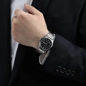 Casio Stainless Steel Analog Watch With Link Bracelet - Silver