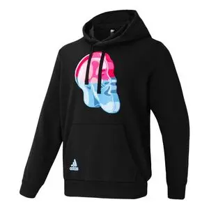 Adidas Casual Basketball Hoodie - Black