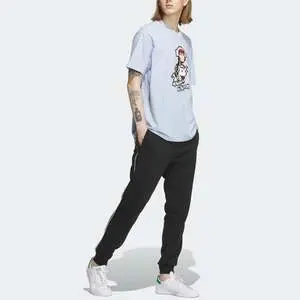 Adidas Originals X Monkey Kingdom Graphic T-shirt - Light Blue