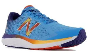 NEW BALANCE Fresh Foam 680v7 Athletic Sneakers - Blue/orange