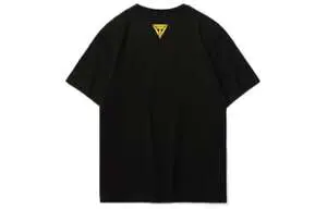 LI-NING Printing Loose Sports Round Neck Short Sleeve