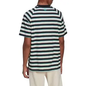 Adidas Originals Pocket Stripe Round Neck Short Sleeve Green
