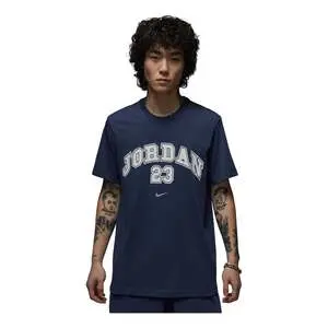 JORDAN Mvp T-shirt Asia Sizing 'navy White - Navy/white/white